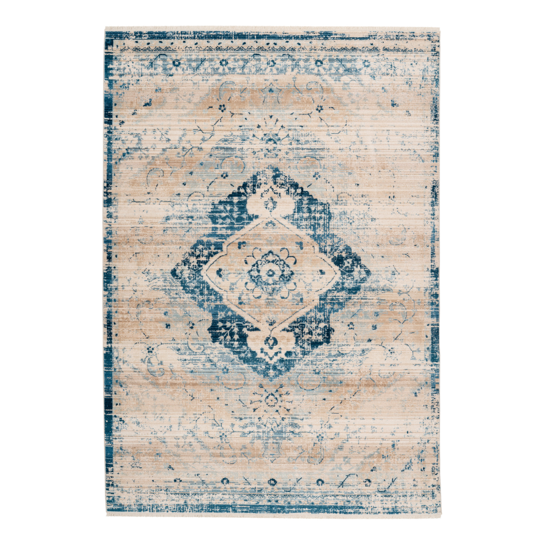 Covor bej/albastru din polipropilena 160x230 Baroque - Inova Interiors