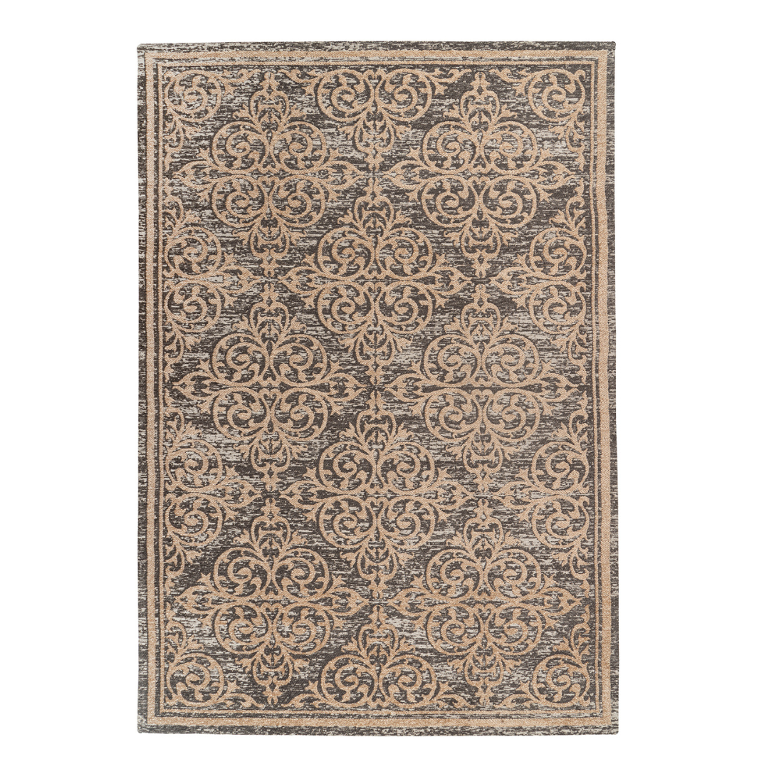 Covor bej/gri din poliester 80x150 Davio - Inova Interiors