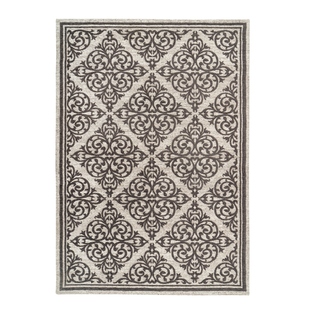 Covor crem/gri din poliester 80x150 Inka - Inova Interiors