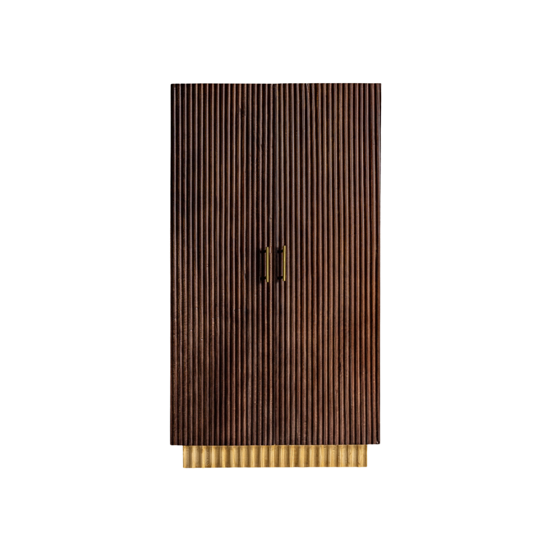 Dulap maro din lemn de mango Luther - Mobilier, Iluminat, Decoratiuni ...