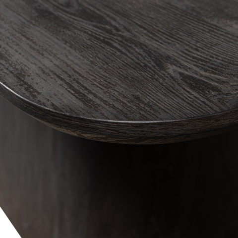 Masa dining maro inchis din MDF Louise