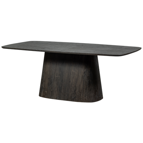 Masa dining maro inchis din MDF Louise - Mobilier, Iluminat ...